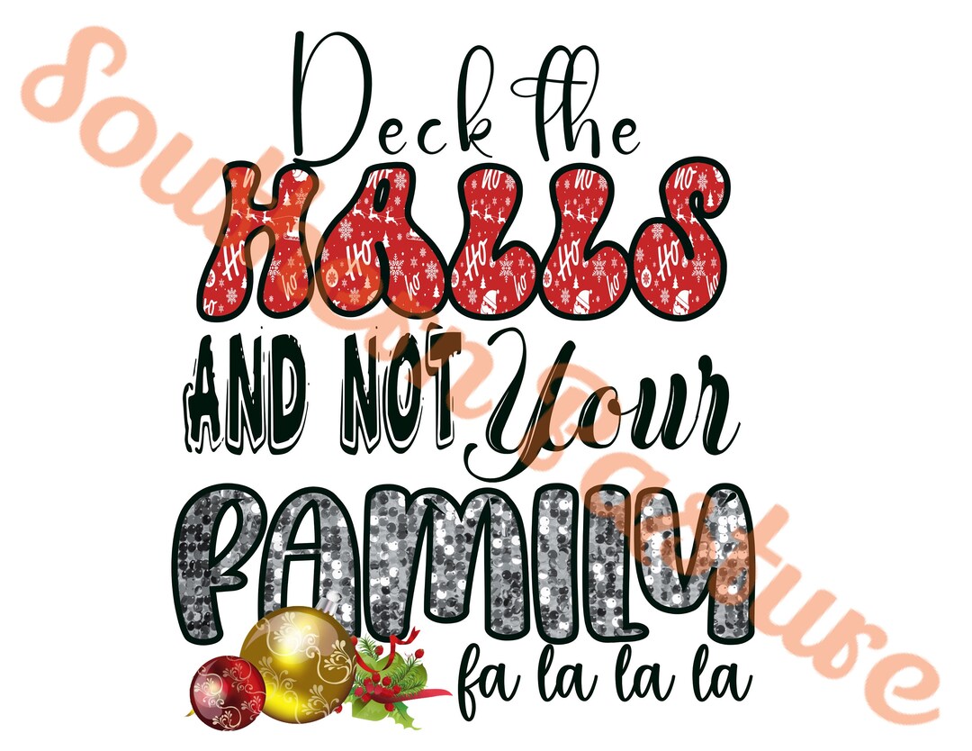 Deck the Halls Png - Etsy