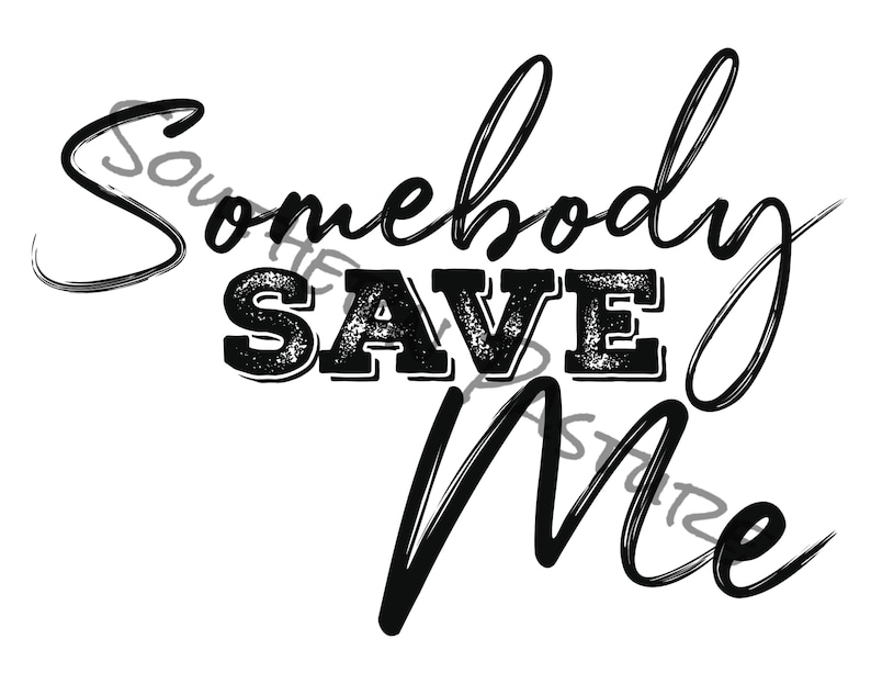 Jellyroll Somebody Save Me Png - Etsy