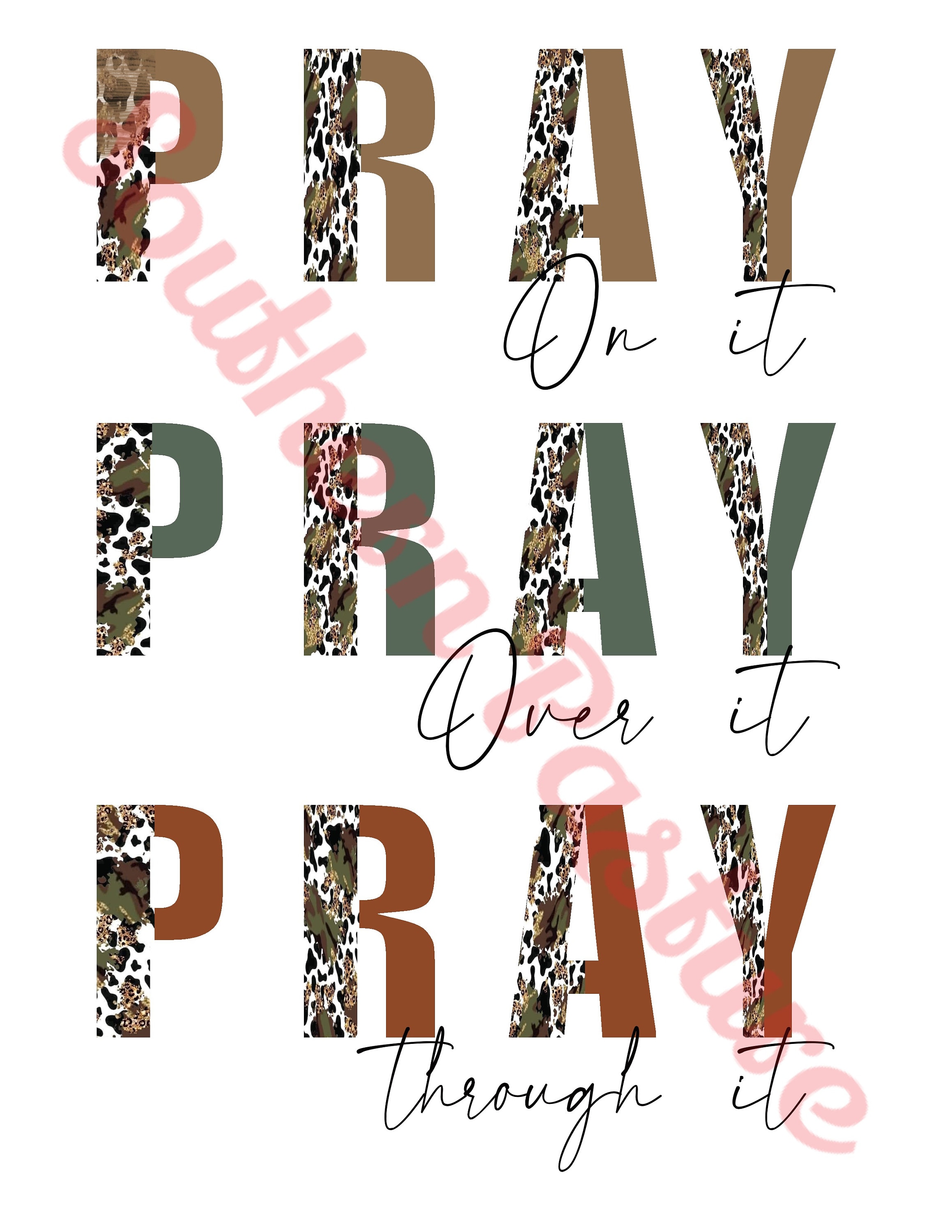 Pray It Png - Etsy