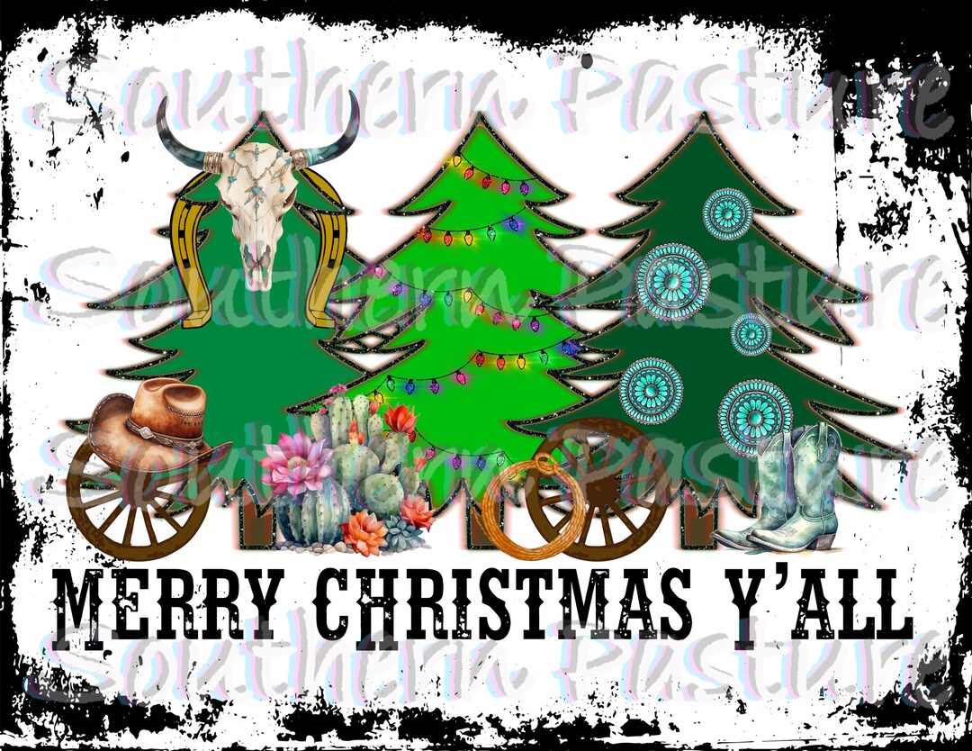 Western Christmas - Etsy