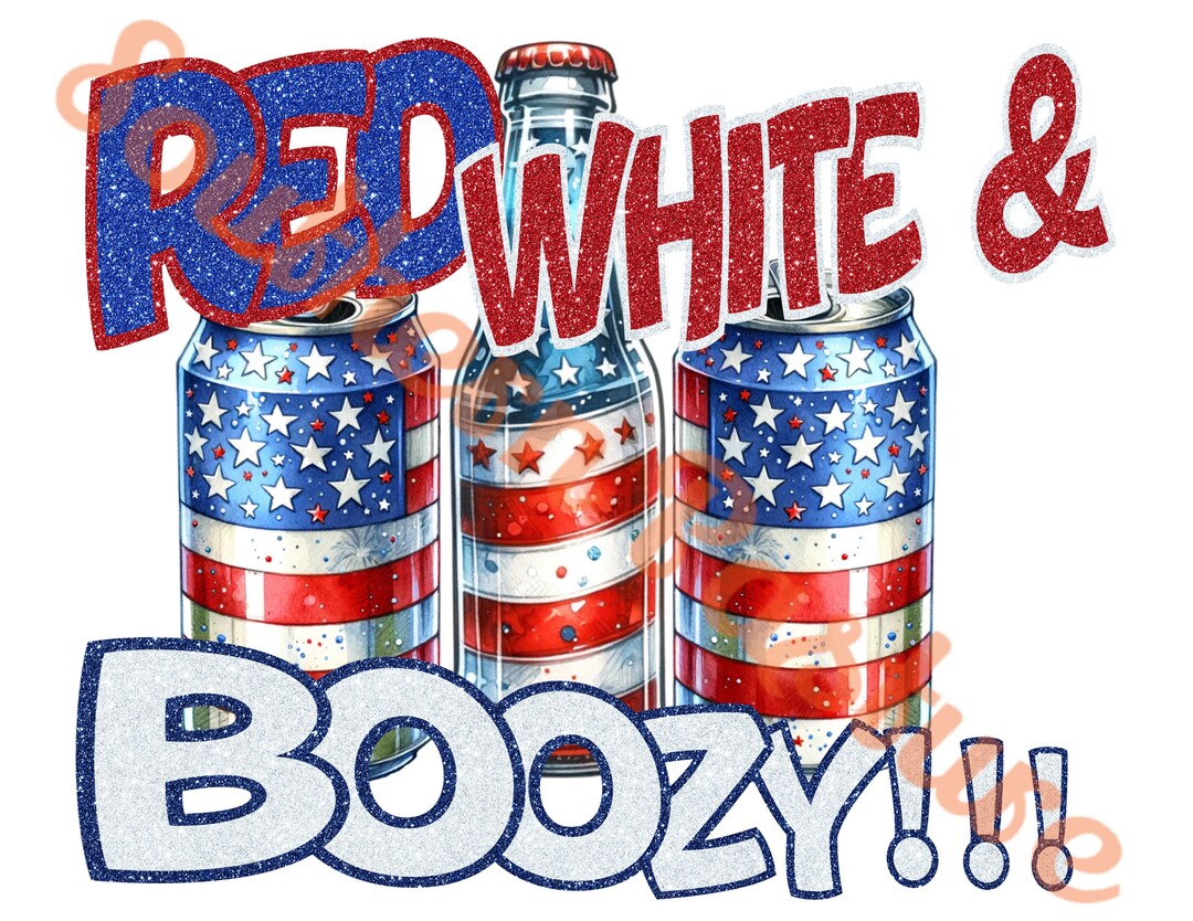Red, White, and Boozy Png - Etsy