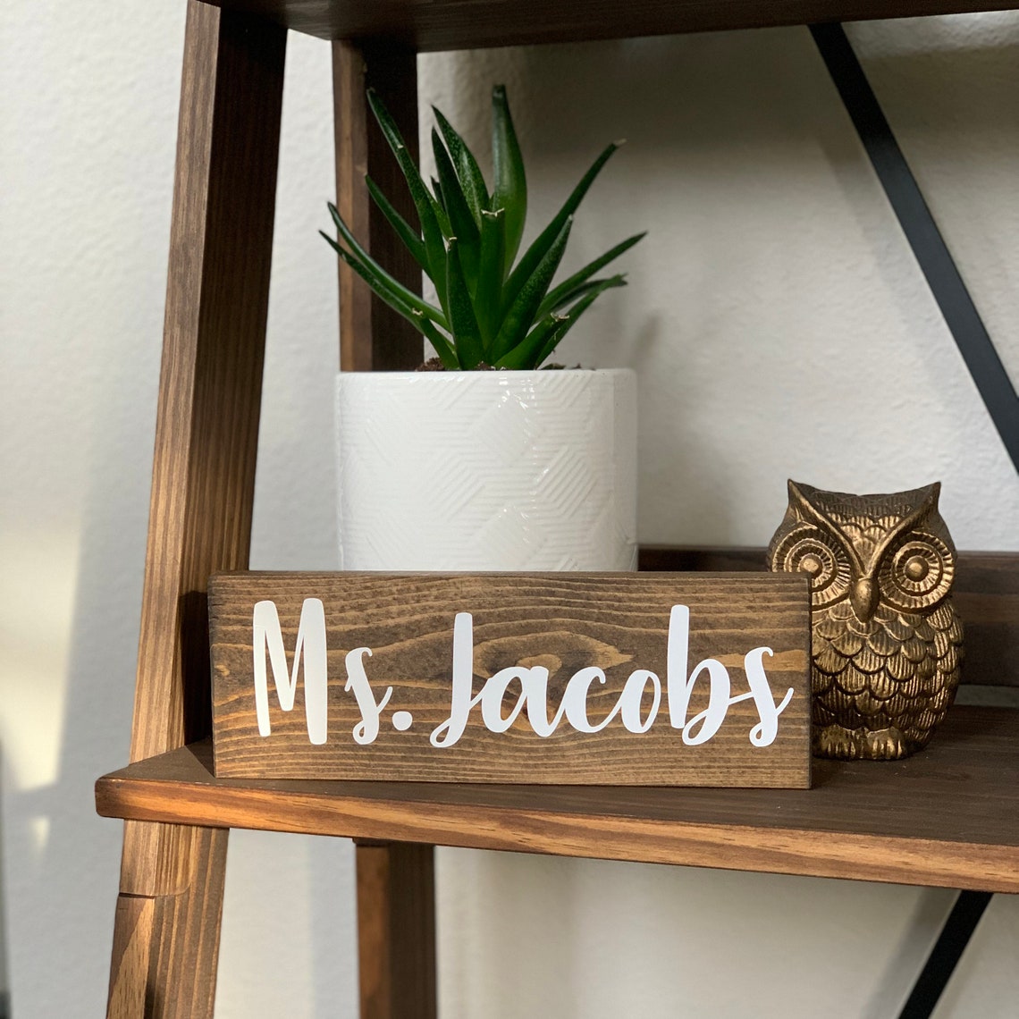 Personalized Name Sign Teacher Name Sign Teacher | Etsy