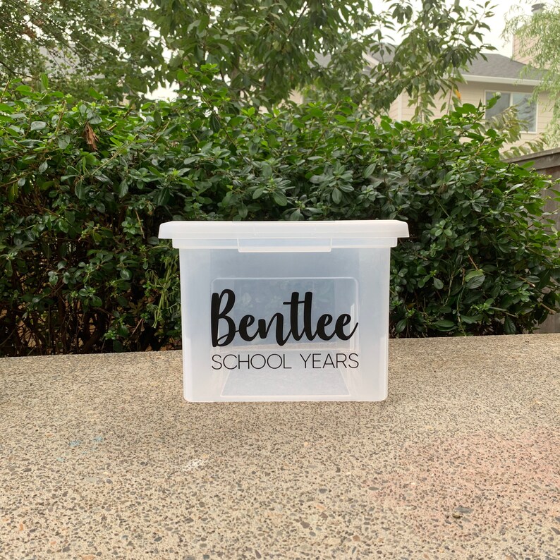 Personalized School Organization File Tote Labels Custom - Etsy