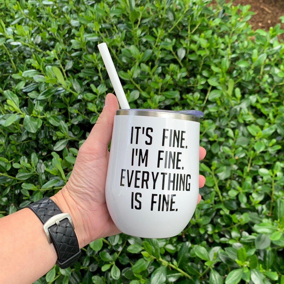 It's Fine I'm Fine Everything Is Fine Stainless | Etsy
