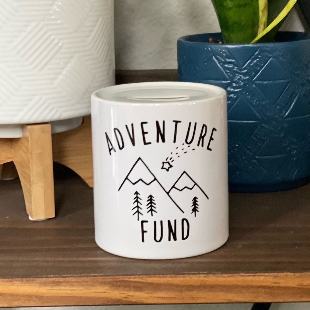 Adventure Fund Coin Bank - Vacation Piggy Bank - Etsy