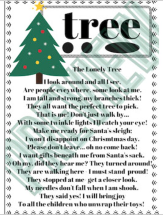 Christmas Theme Printable Phonetic Reading Workbook Activity - "tree ...