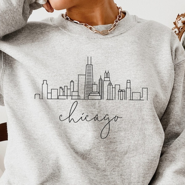 Chicago Skyline - Etsy