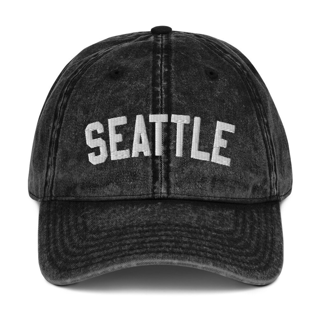 Seattle Dad Hat, Embroidered Vintage Style Cap, Baseball Cap, Vintage ...