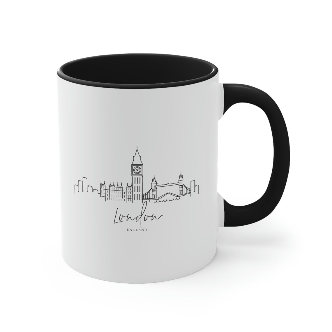 London Skyline Mug, 11oz, England Coffee Mug, London Gift Idea, Home ...