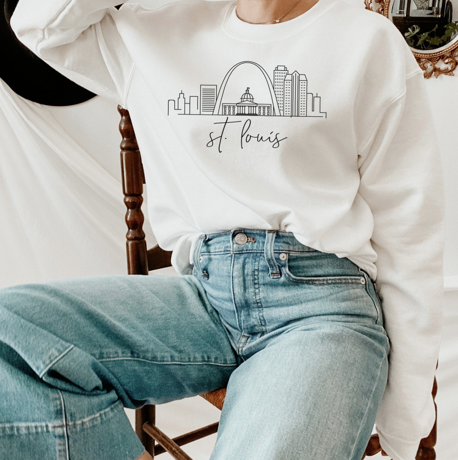 St Louis Sweatshirt Missouri Sweatshirt St Louis Shirt St - Etsy