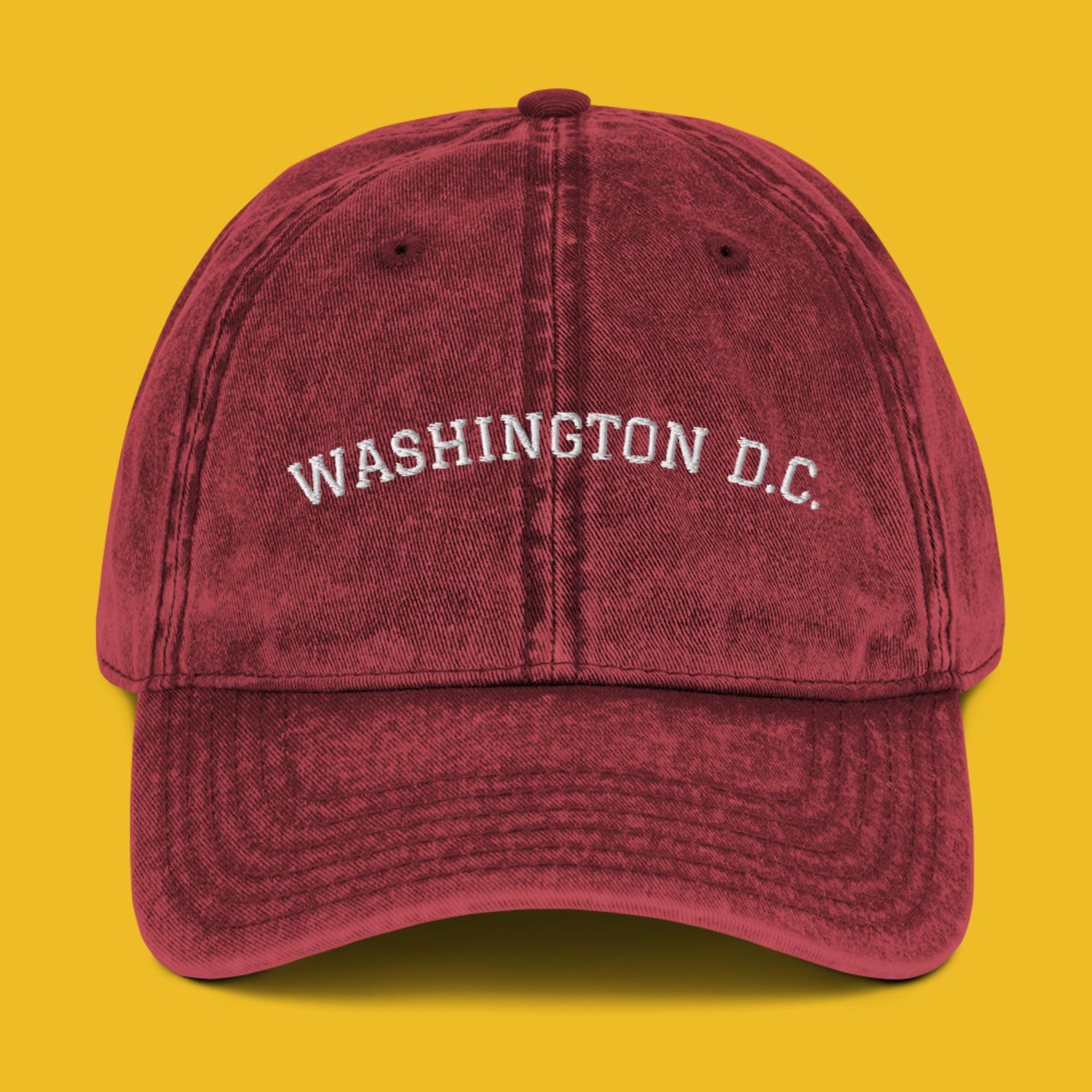 Embroidered Washington DC Cap, DC Baseball Cap, Washington DC Gift ...