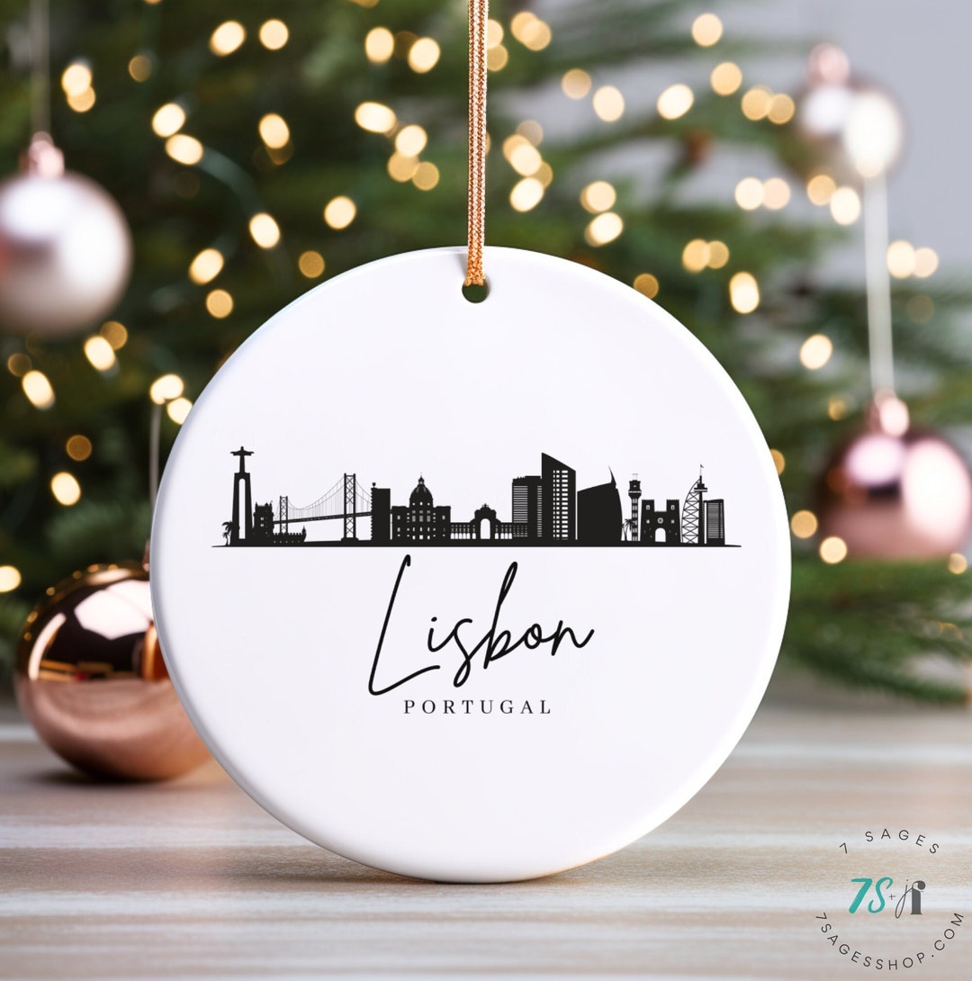 Lisbon Ornament, Lisbon Christmas Ornament, Unique Portugal Gift ...