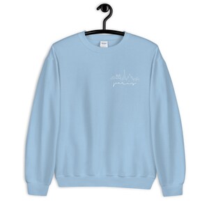 Paris Skyline Sweatshirt - Paris Sweatshirt - Paris France Sweatshirt ...