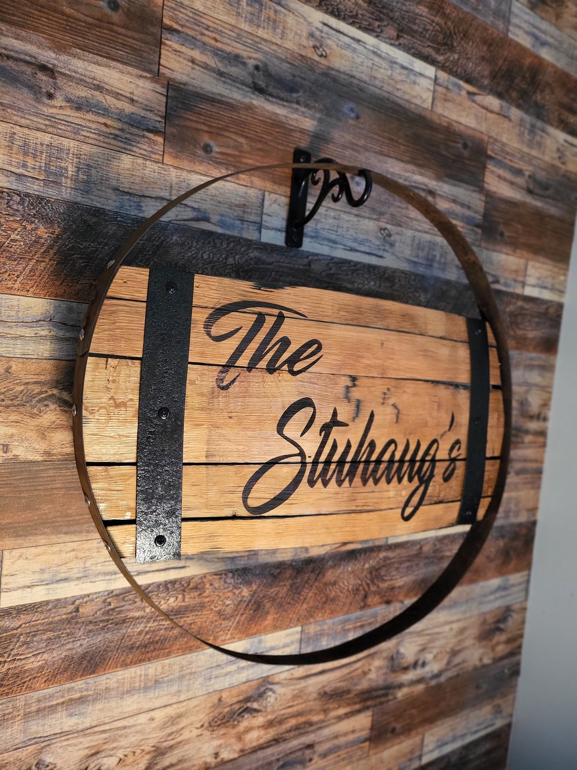Customizable Barrel Ring Sign - Etsy