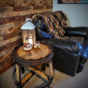 Bourbon Barrel End Table - Etsy