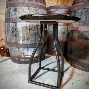 100% Customizable Bourbon Barrel End Table!! - Etsy