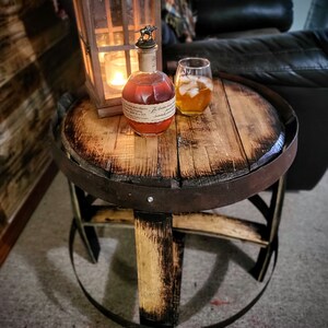 Bourbon Barrel End Table - Etsy
