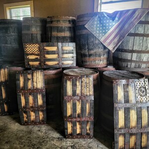 100% Recycled Bourbon Barrel Flag! - Etsy