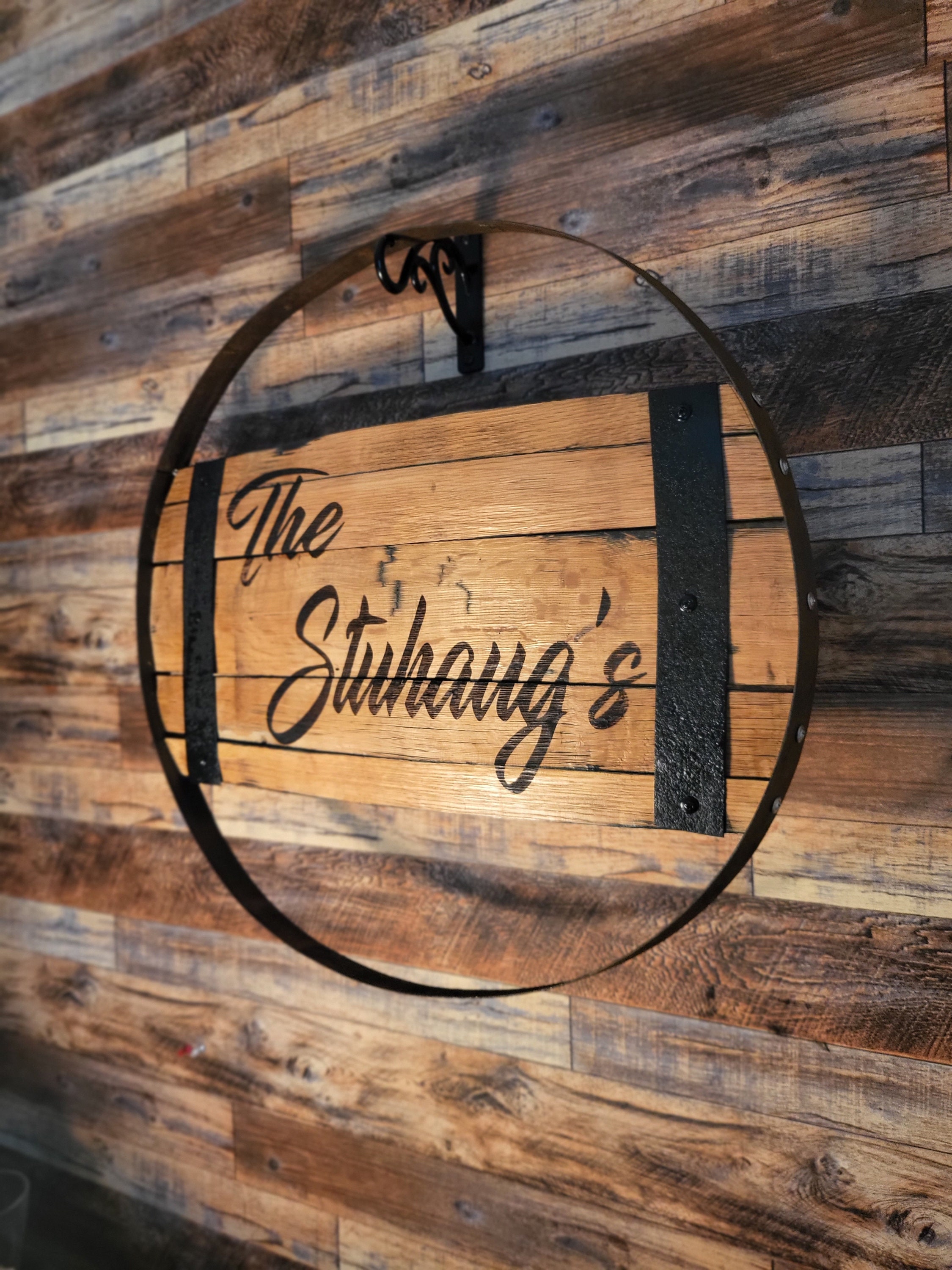 Customizable Barrel Ring Sign - Etsy