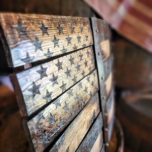 100% Recycled Bourbon Barrel Flag! - Etsy