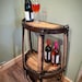 Half Bourbon Barrel Table - Etsy