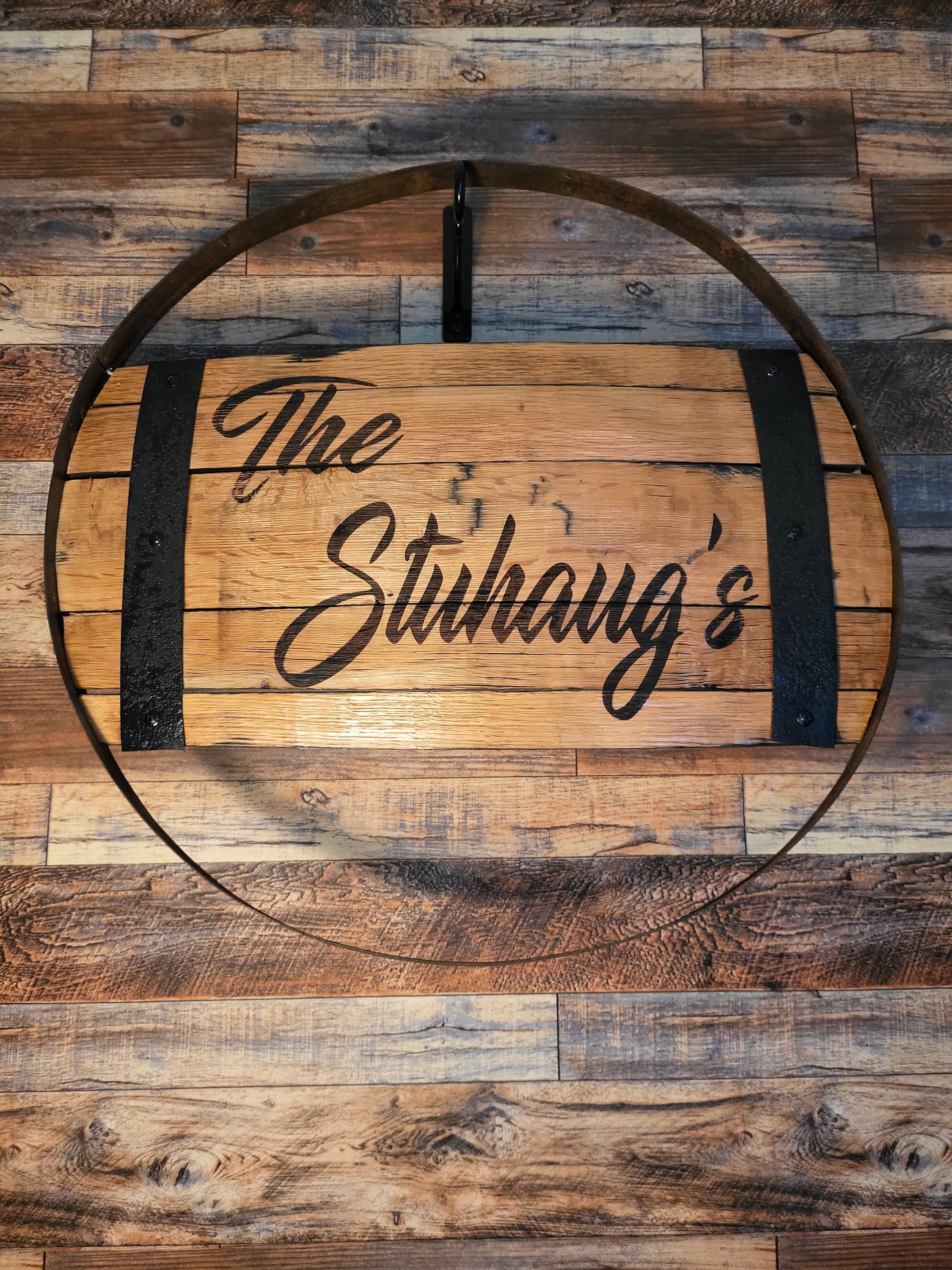 Customizable Barrel Ring Sign - Etsy