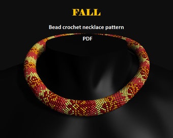 Twilight Labyrinth. Bead Crochet Rope Pattern PDF Pattern - Etsy