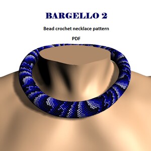 Bargello 2. Bead Crochet Rope Pattern, PDF Pattern, DIY, Beaded ...
