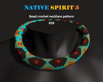 Native Spirit. Bead Crochet Rope Pattern PDF Pattern DIY | Etsy