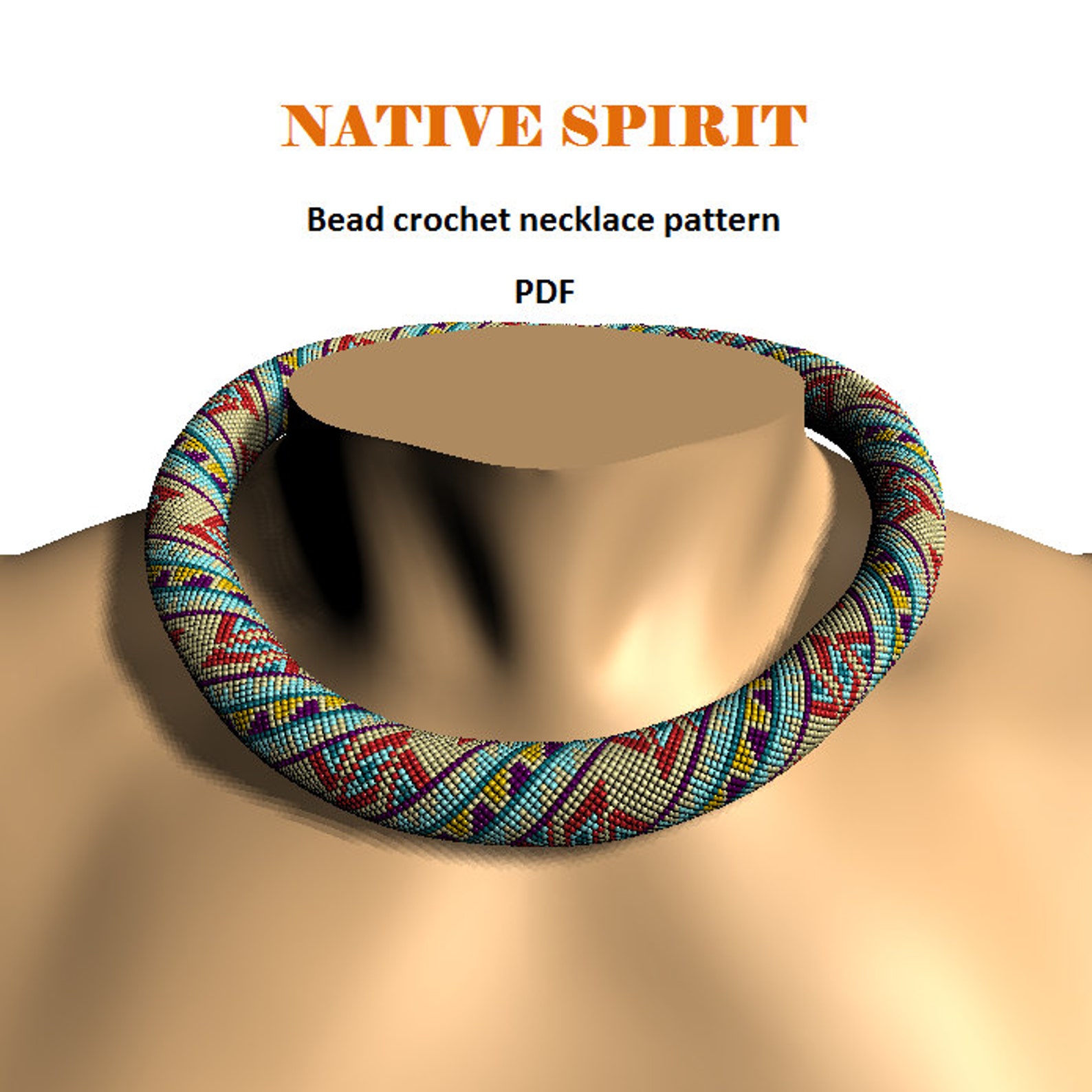 Native Spirit. Bead Crochet Rope Pattern PDF Pattern DIY Beaded ...