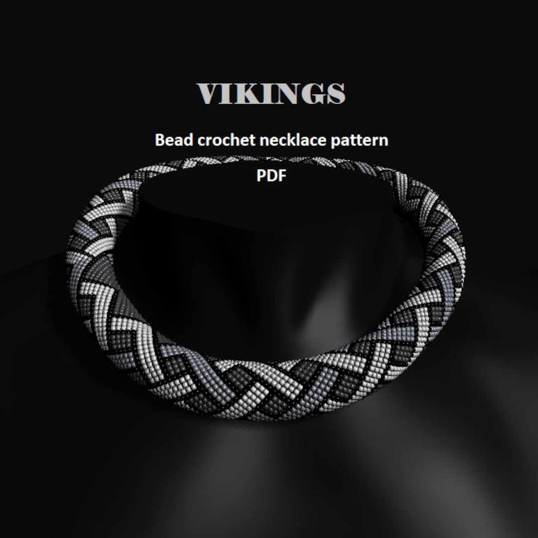 Vikings. Bead Crochet Rope Pattern, PDF Pattern, DIY, Beaded Necklace ...