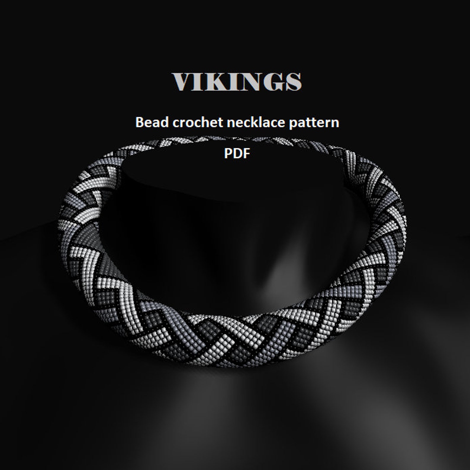 Vikings. Bead Crochet Rope Pattern, PDF Pattern, DIY, Beaded Necklace ...