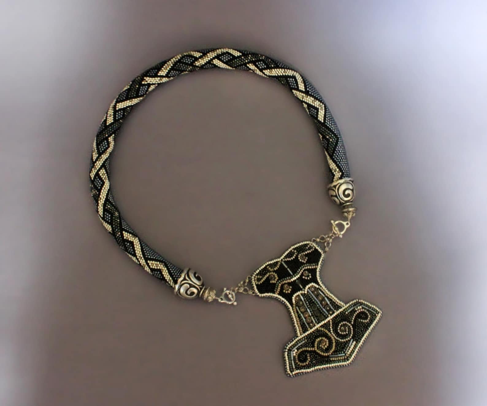 Vikings. Bead Crochet Rope Pattern, PDF Pattern, DIY, Beaded Necklace ...