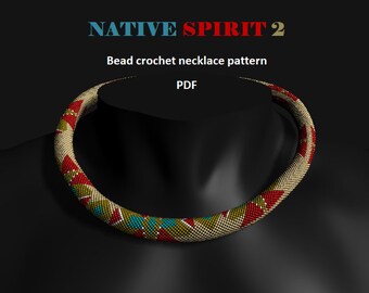 Native Spirit. Bead Crochet Rope Pattern PDF Pattern DIY | Etsy