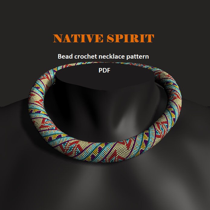 Native Spirit. Bead Crochet Rope Pattern PDF Pattern DIY Beaded ...