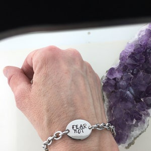 Encourage Me Hand Forged Charm Trinity Knot Bracelets and Anklets ...