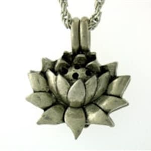 Aromatherapy Blooming Lotus Flower Diffuser Pendant, 8017, Essential ...
