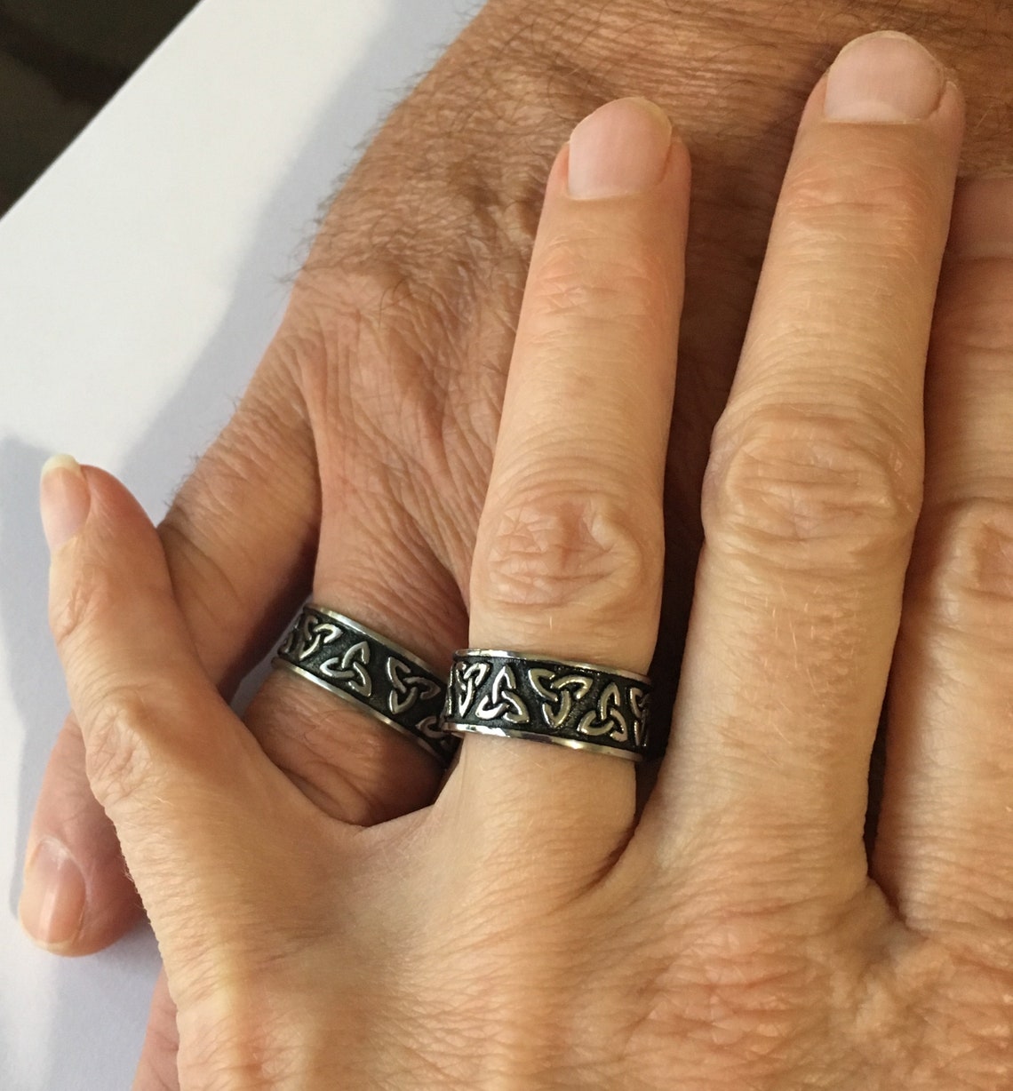 CELTIC TRINITY Knot Band S194 Celtic RING Irish Ring - Etsy