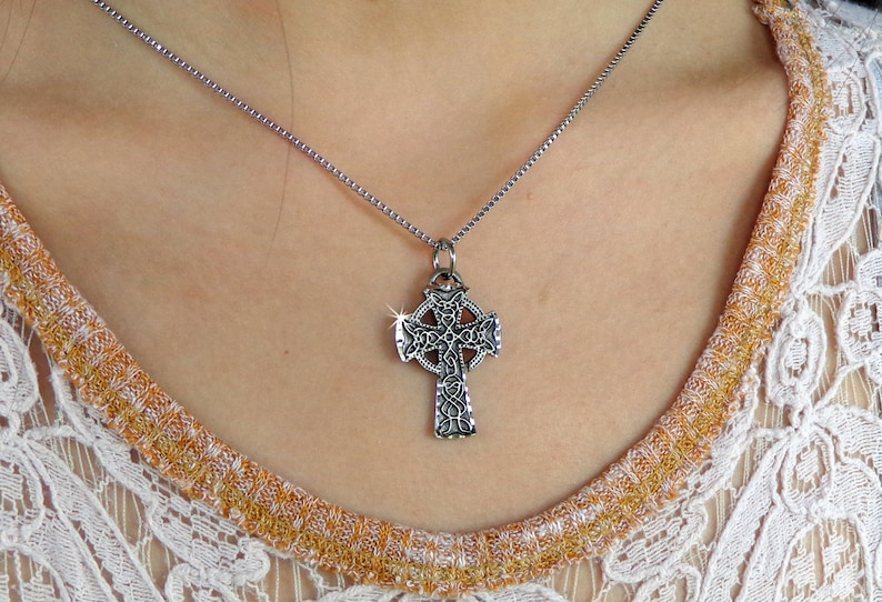 Celtic Double Sided HIGH Cross. Diamond Cut/plain Irish, (dccross ...