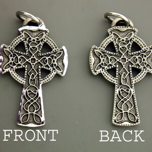 Celtic Double Sided HIGH Cross. Diamond Cut/plain Irish, (dccross ...