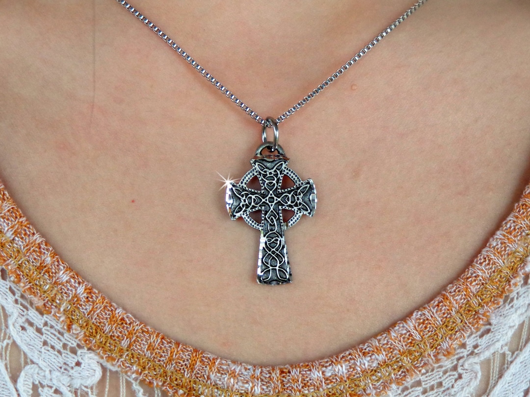 Celtic Double Sided HIGH Cross. Diamond Cut/plain Irish, (dccross ...