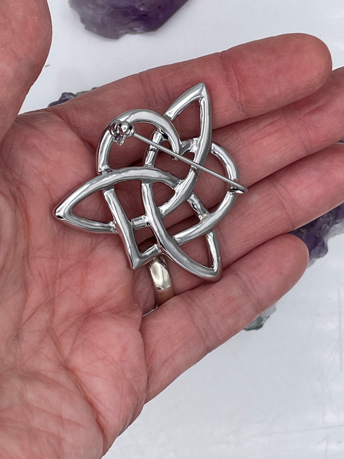 Sister/family Knot Brooch Irish/scottish7021 Celtic Sash - Etsy