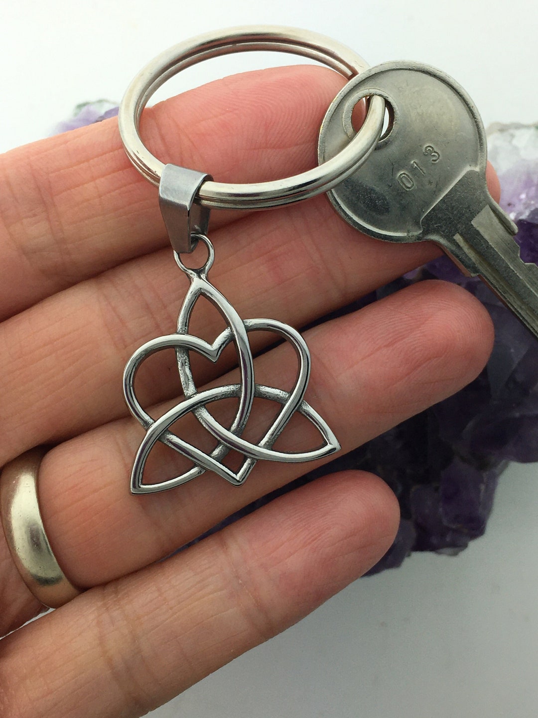 Celtic SISTER'S KNOT Key CHAIN, Family (key -S190), Irish, Scottish ...