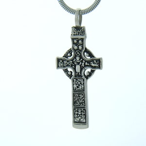 Durrow High Cross Necklace, S147, Celtic Cross, Irish Cross, Christian ...