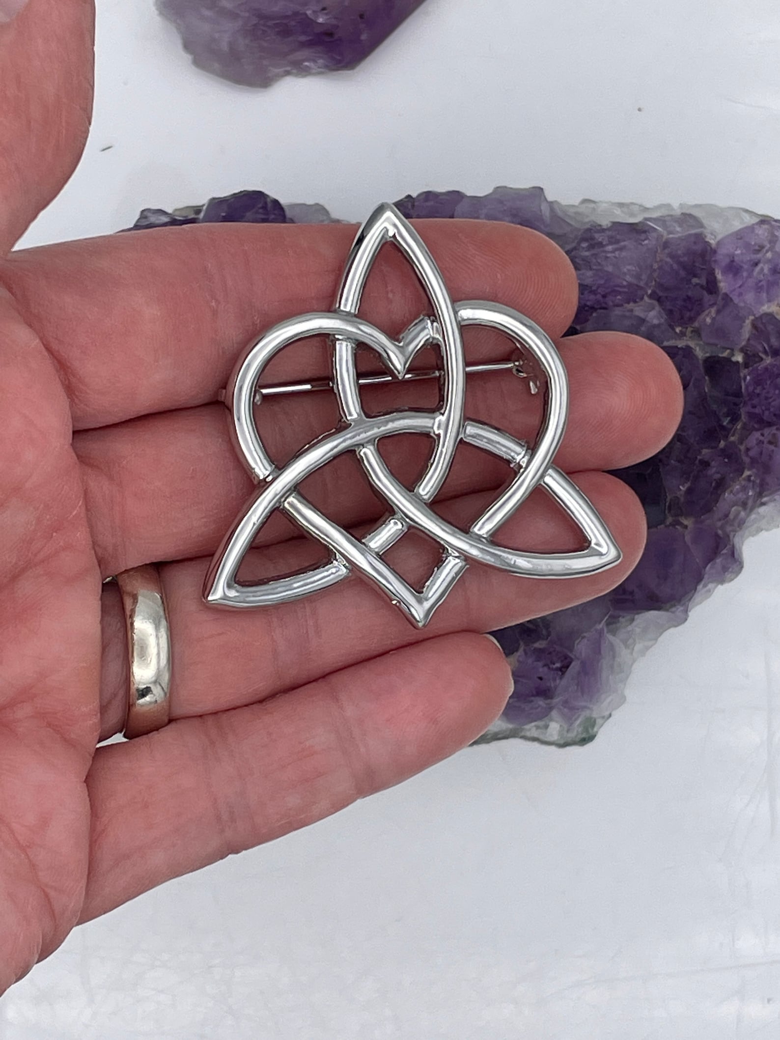 Sister/family Knot Brooch Irish/scottish7021 Celtic Sash | Etsy