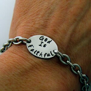 Encourage Me Hand Forged Charm Trinity Knot Bracelets and Anklets ...