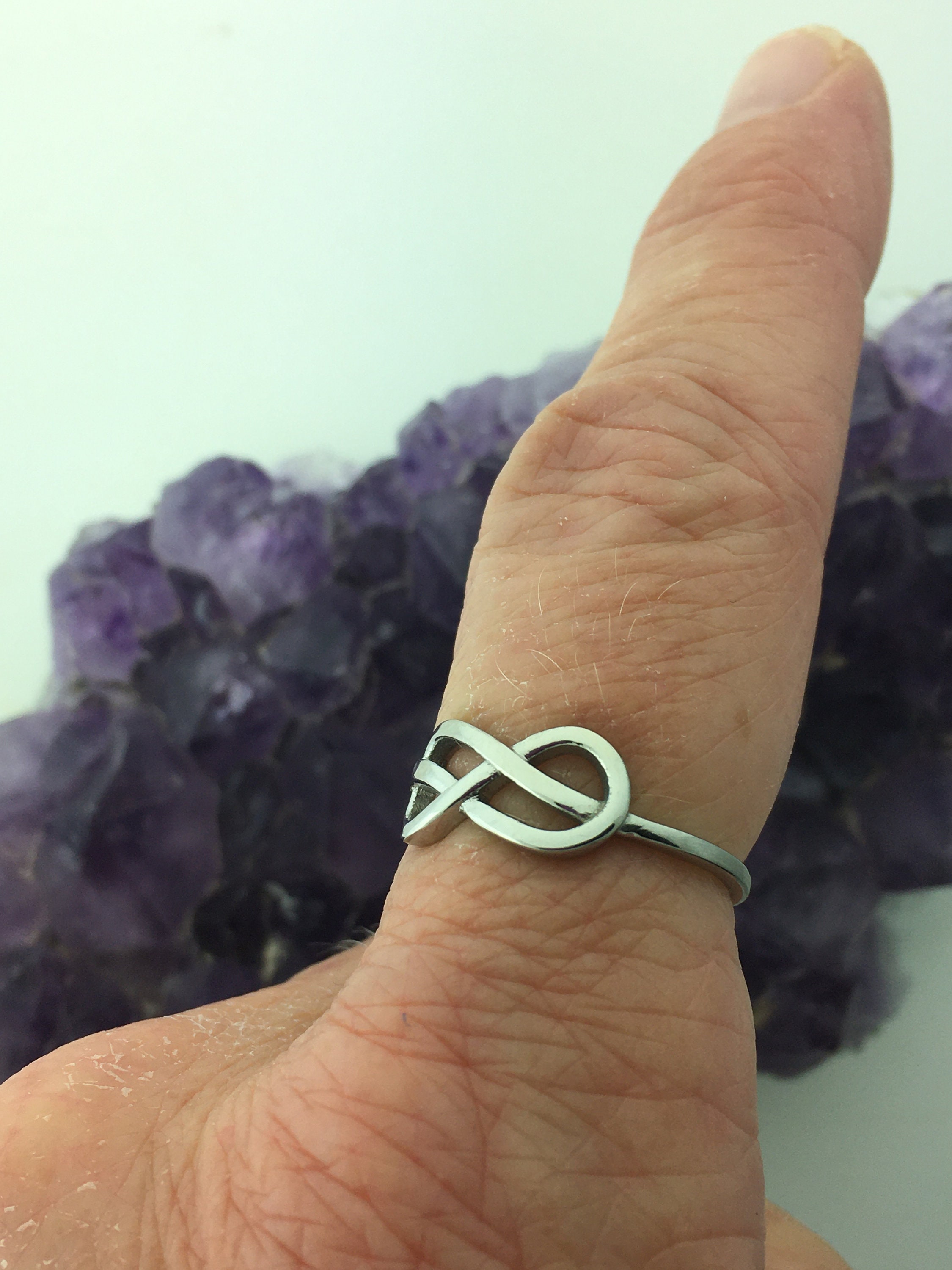 Forever & Always Infinity Knot/ribbon of Life Ring S295 | Etsy