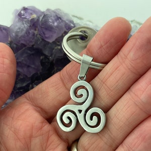 Triskelion Celtic Key Ring, Key-s197, Triskele ,irish, Scottish ...