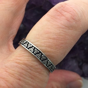 Trinity Stack Ring, S111, Celtic Ring, Silver Ring, Stack Rings, Celtic ...