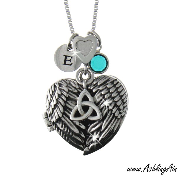 Angel Wing Locket - Etsy